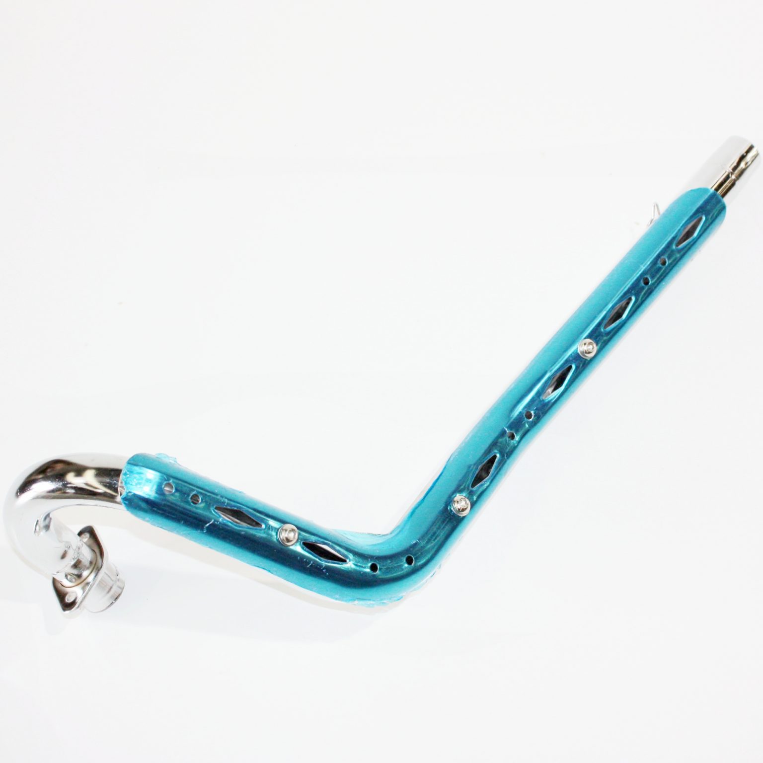 Exhaust Pipe + Carton Fibre Look Muffler System 125cc 140cc PIT PRO ...