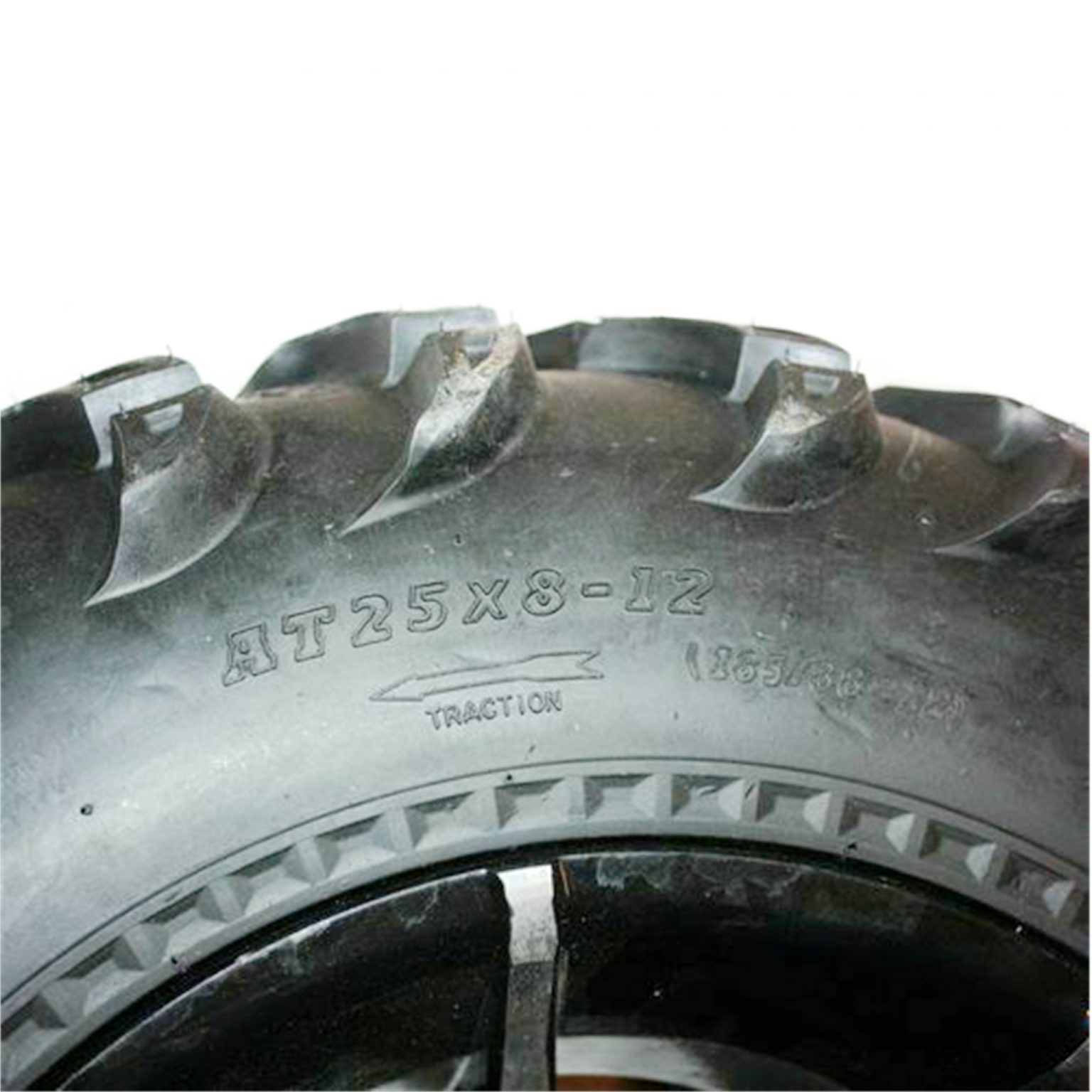25X8 - 12 inch Front ALLOY Wheel Rim + Tyre Tire Quad Dirt Bike ATV ...