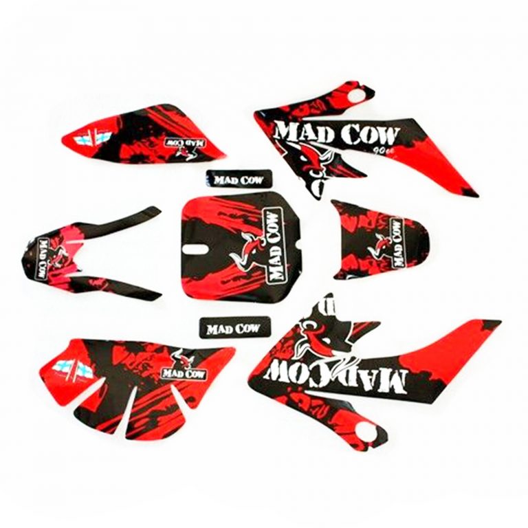 Dirt Bike Graphics WPHMOTO Black Plastics Fender Fairing Body Work Kit ...