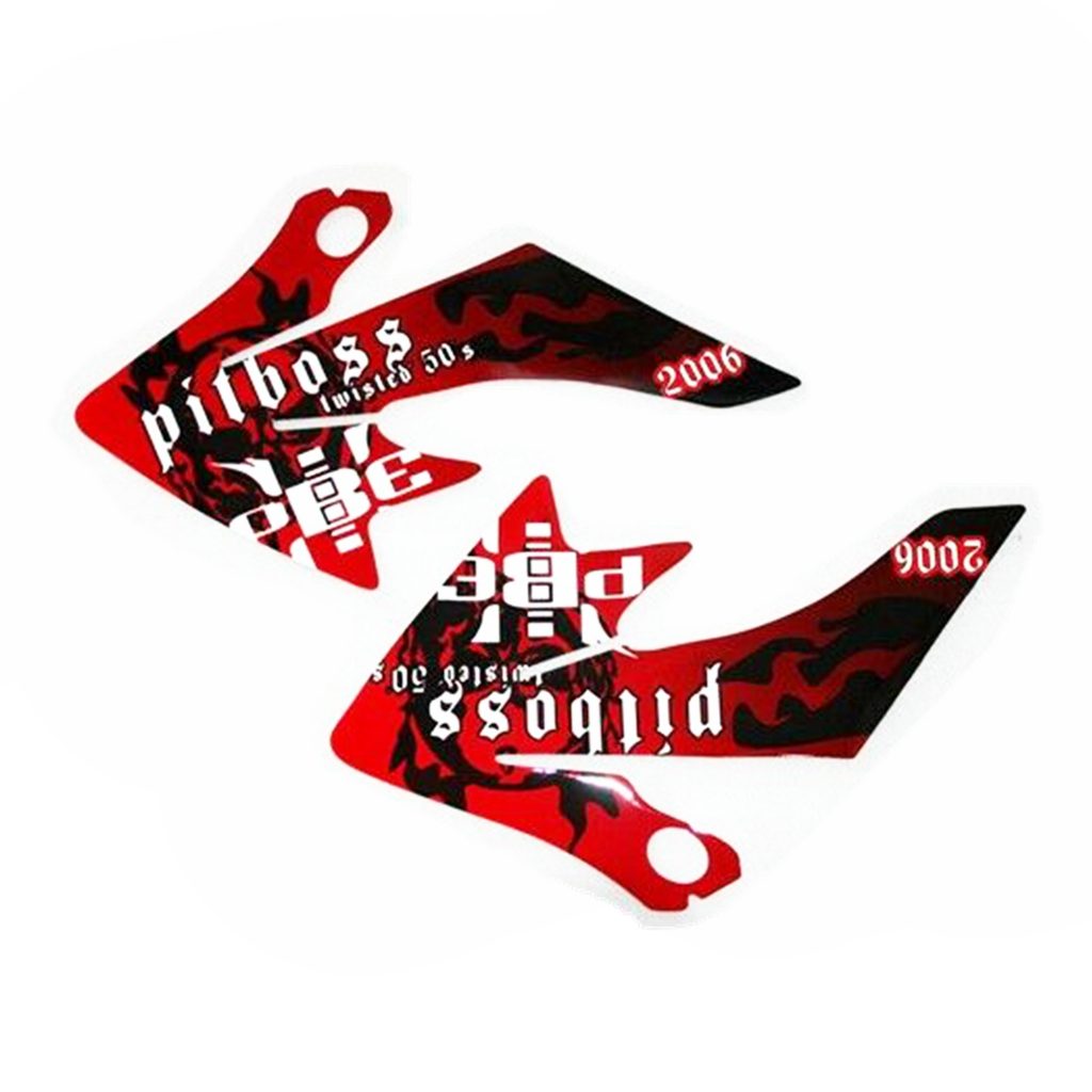 3M PITBOSS Decal Graphics Sticker Kit CRF50 Fairing Plastic PIT PRO ...