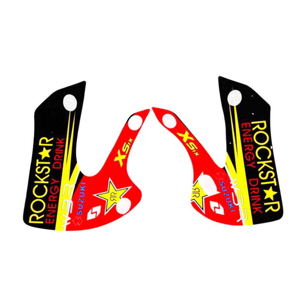 ROCKSTAR Decals Graphic Sticker Kit KLX110 Style Fairing PITPRO TRAIL ...