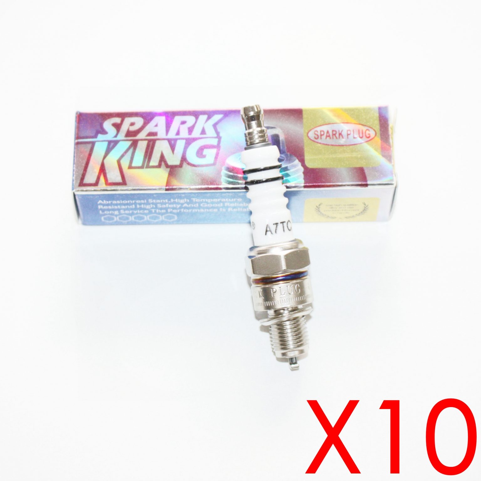 10x LG A7TC Spark Plug for PIT Quad Dirt Bike | Blygo