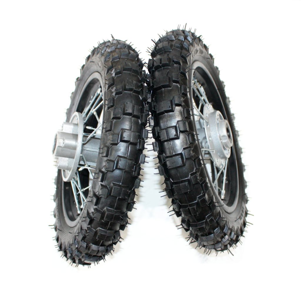 2.50 - 10 10" Inch Front Rear Back Disc Brake Wheel Rim Tyre Tire PIT ...