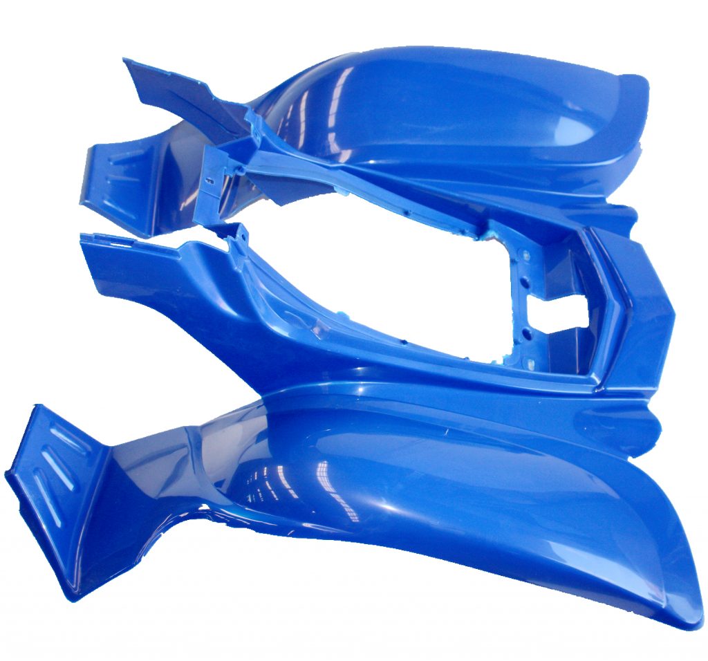 BLUE Plastics Fairing Fenders Cover Guard Kit 250cc Dinosaur Quad Dirt ...