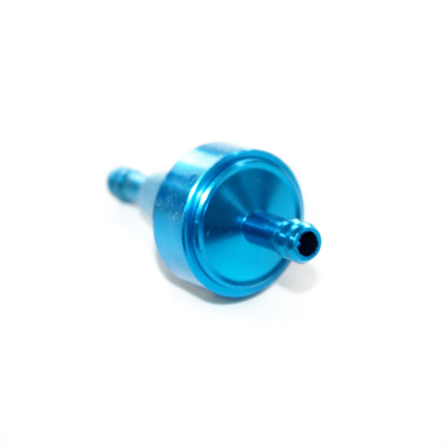 1X 6mm Alloy BLUE Petrol Fuel Filter Cleaner PIT PROl Quad Dirt Bike ...