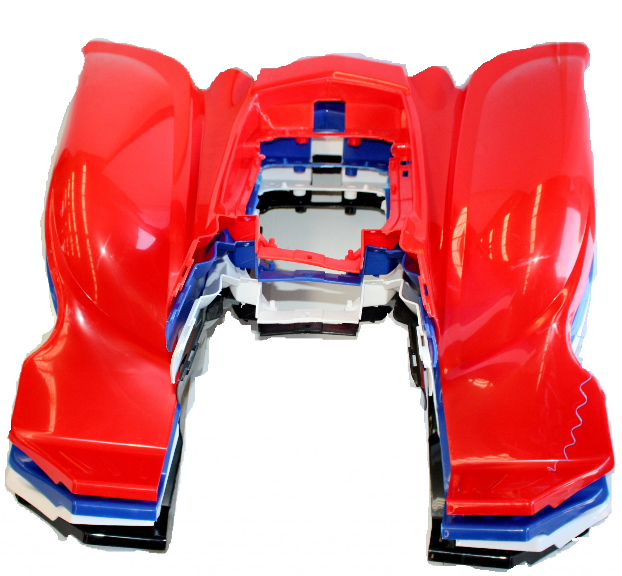 RED Plastics Fairing Fenders Cover Guard Kit 250cc Dinosaur Quad Dirt ...