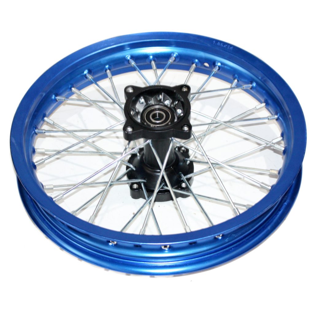 BLUE 90/100 - 14 14" Inch Alloy Rear Back Wheel Rim PIT PRO BigFoot ...