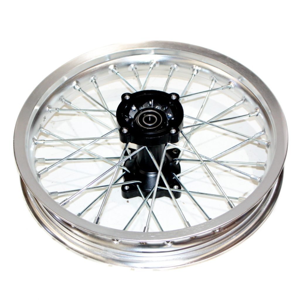 SILVER 90/100 - 14 14" Inch Alloy Rear Wheel Rim PIT PRO Trail Bigfoot ...