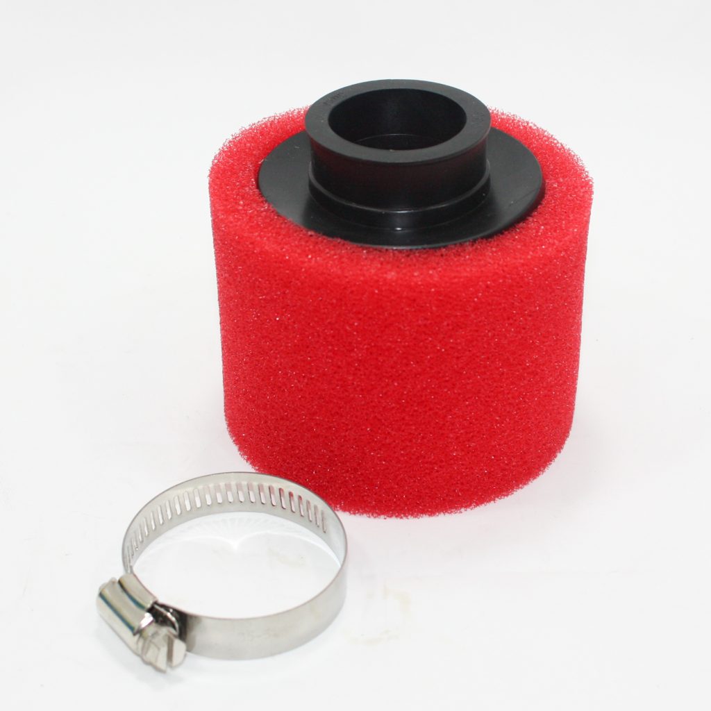 RED 35mm Pod Foam Air Filter Cleaner 50cc 110cc PIT PRO Quad Dirt Bike ...