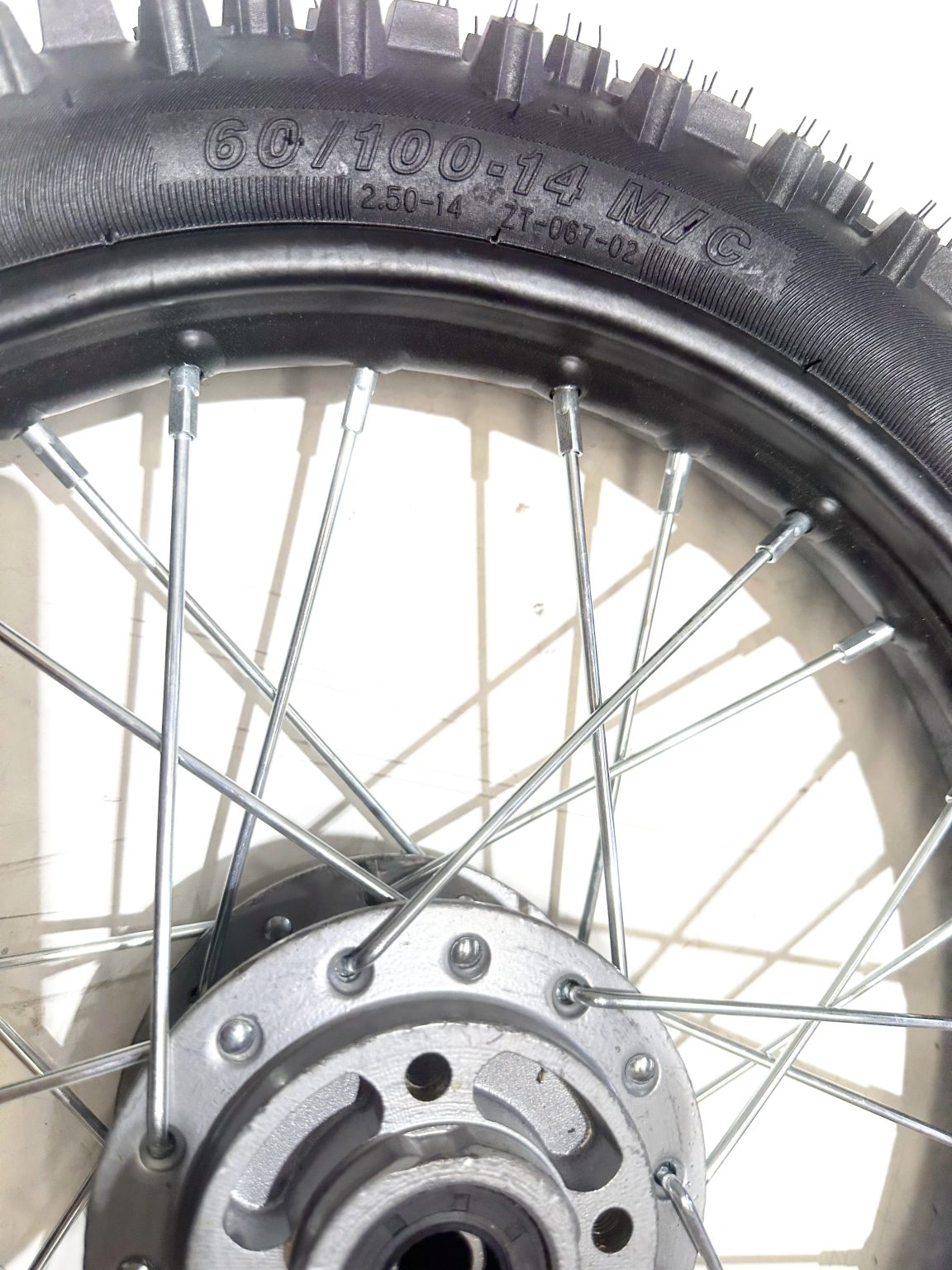 12mm Axle 14 Inch Front 12 inch Rear Wheel Rim Tyre Tire PIT Trail Dirt ...