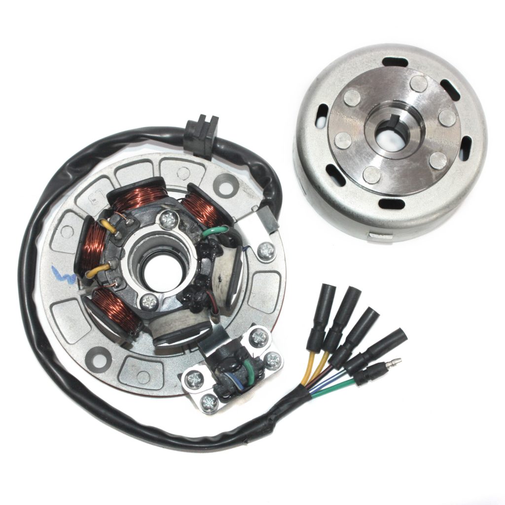 Magneto Stator Plate + Flywheel Roller YX 150cc 160cc PIT PRO Trail ...