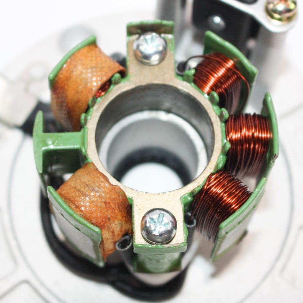Magneto Stator Plate + Flywheel Roller ZS 155cc 160cc PIT PRO Trail ...