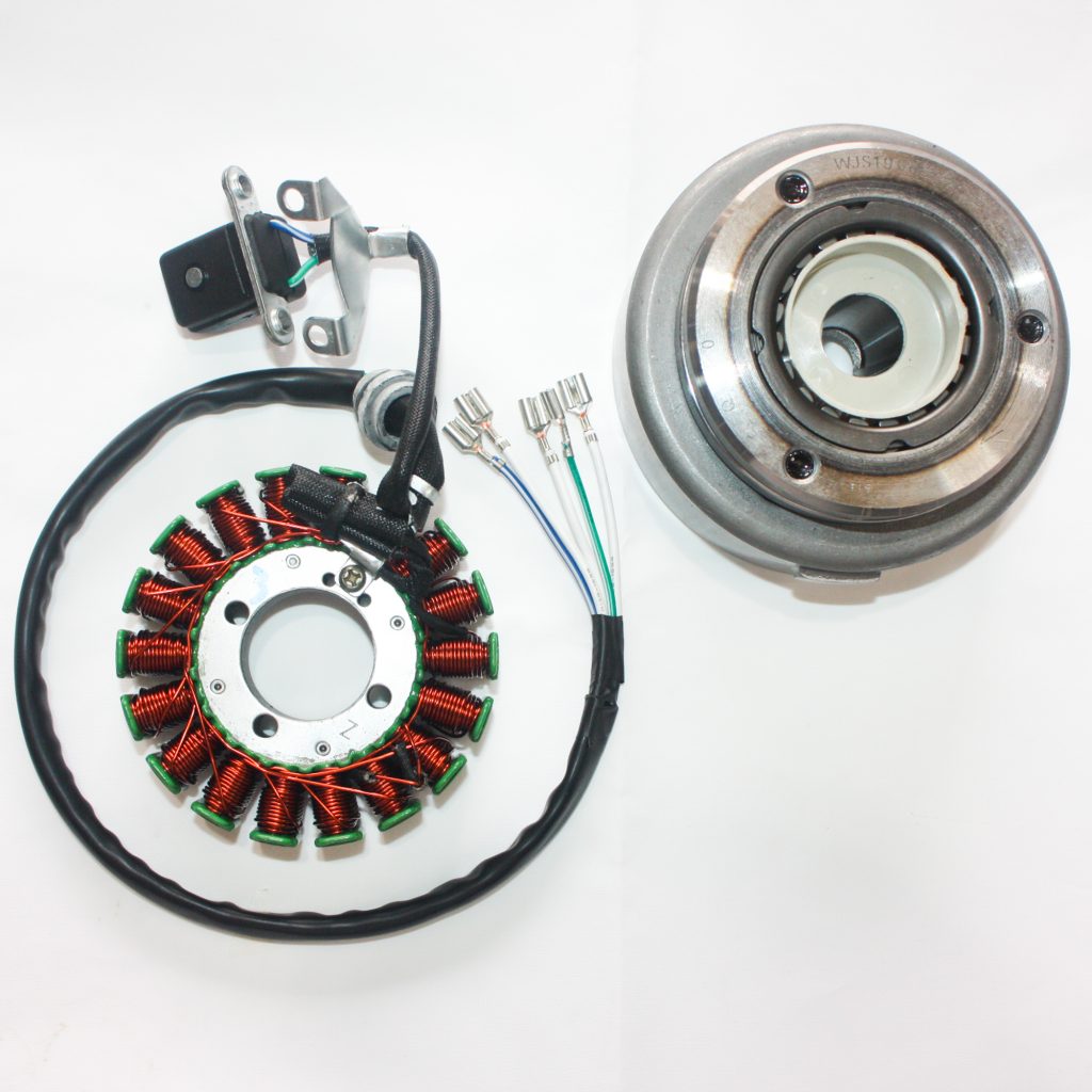 18 Pole Magneto Stator Roller Flywheel 200cc 250cc Engine PIT Quad Dirt ...