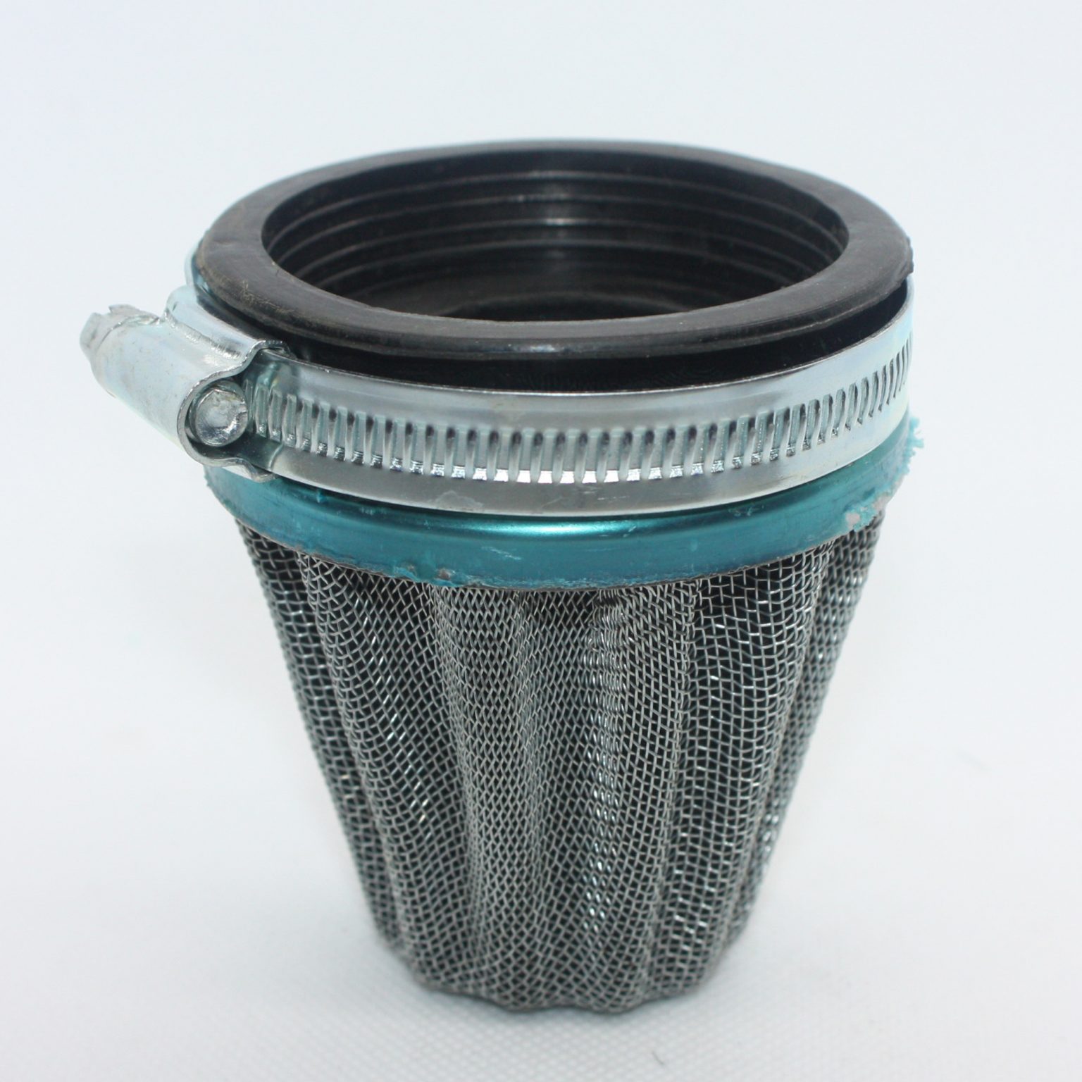 58mm Steel Chrome Pod Air Filter Cleaner PIT Trail Quad Dirt Bike ATV ...