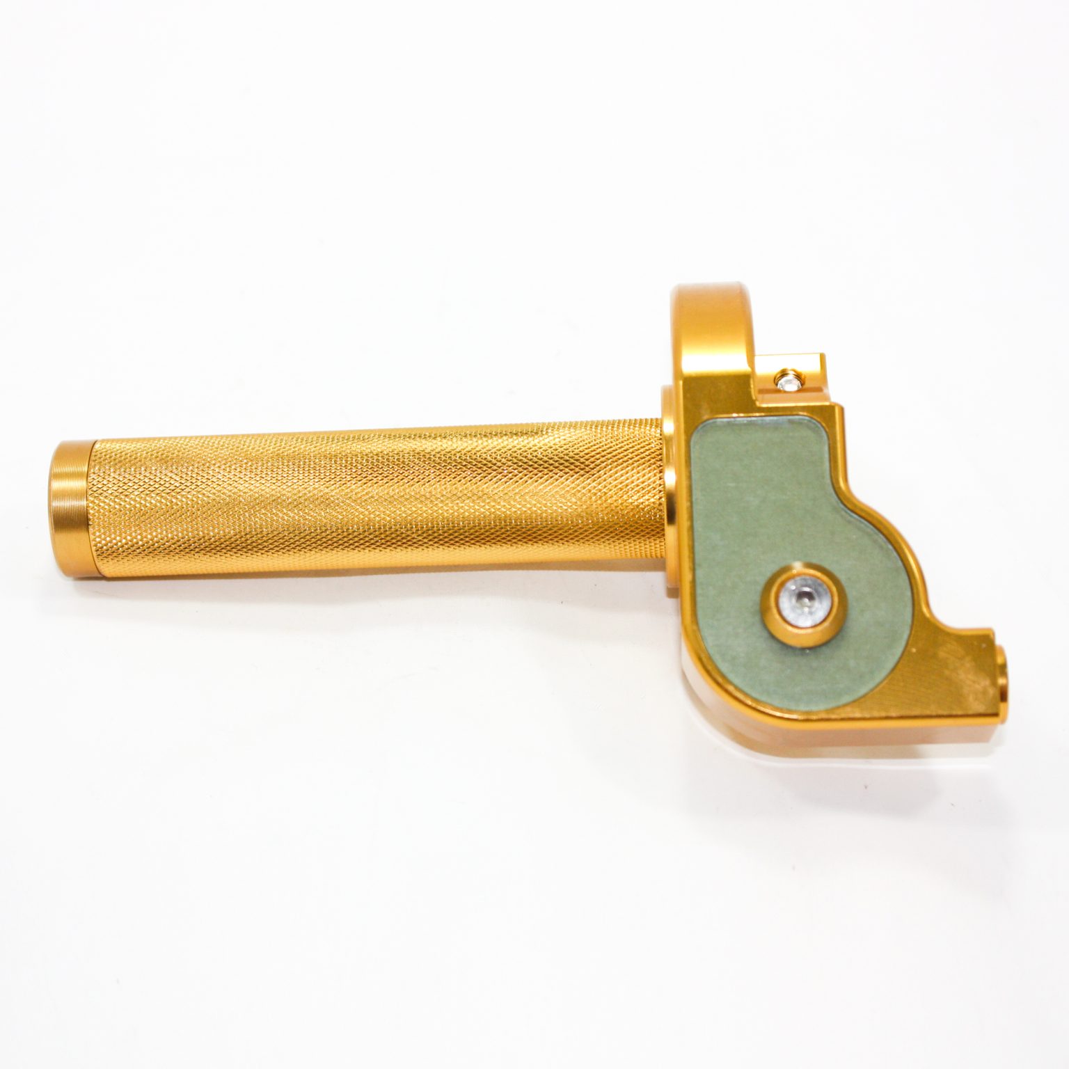 GOLD CNC Quarter Turn Quick Twist Throttle Housing Grip PIT PRO Trail ...