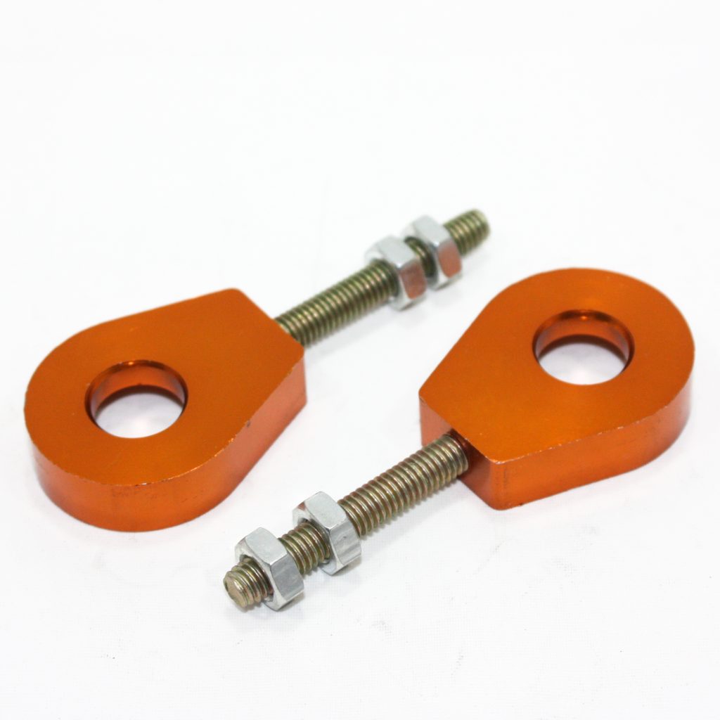Gold 12mm 76mm Chain Adjuster Bolts Tensioner PIT PRO Trail Quad Dirt ...