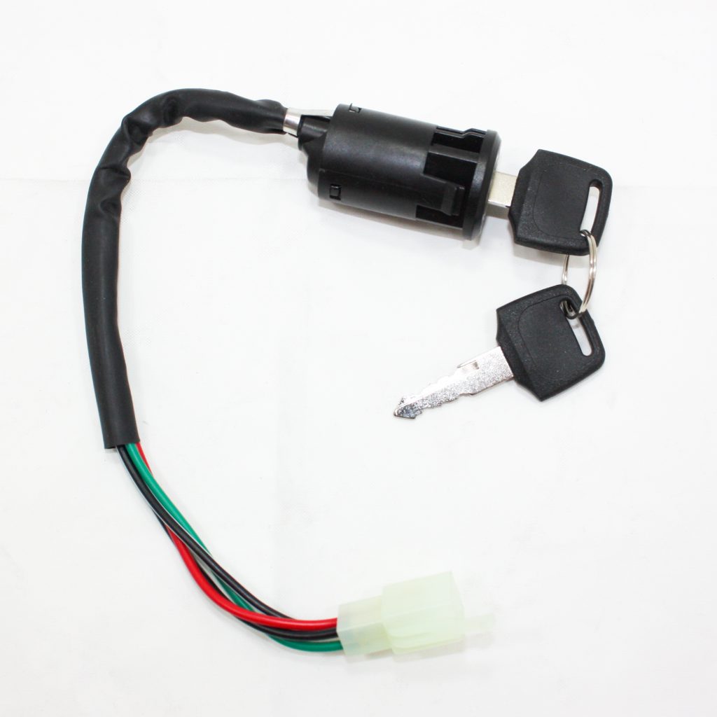 4 Wire Ignition Key Barrel Switch 50cc 110cc 125cc 250cc PIT Quad Dirt ...