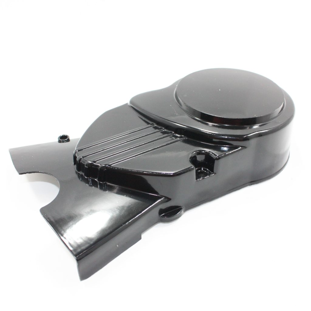 BLACK Engine Chain Sprocket Magneto Cover Casing Case 125cc 140cc PIT ...