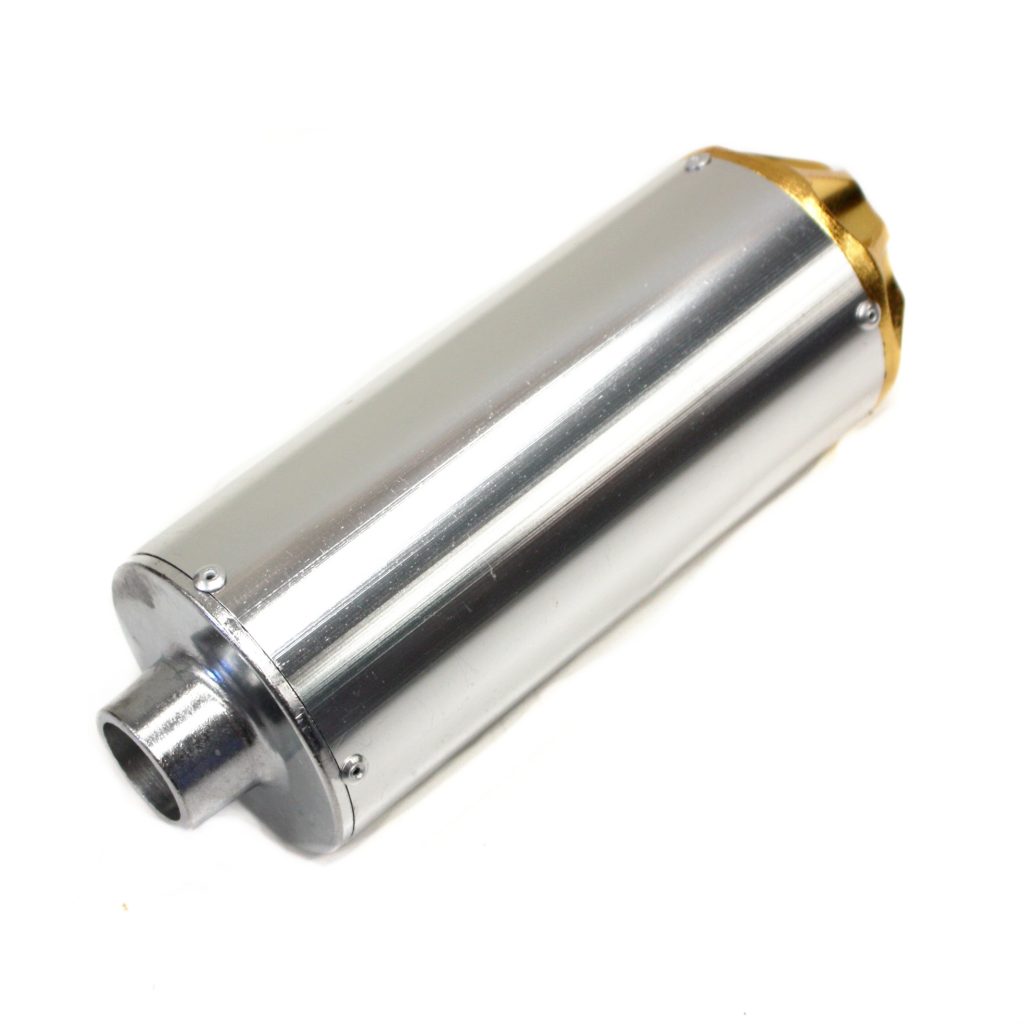 GOLD Exhaust Pipe Muffler System 90cc 110cc 125cc 140cc PIT PRO Dirt ...