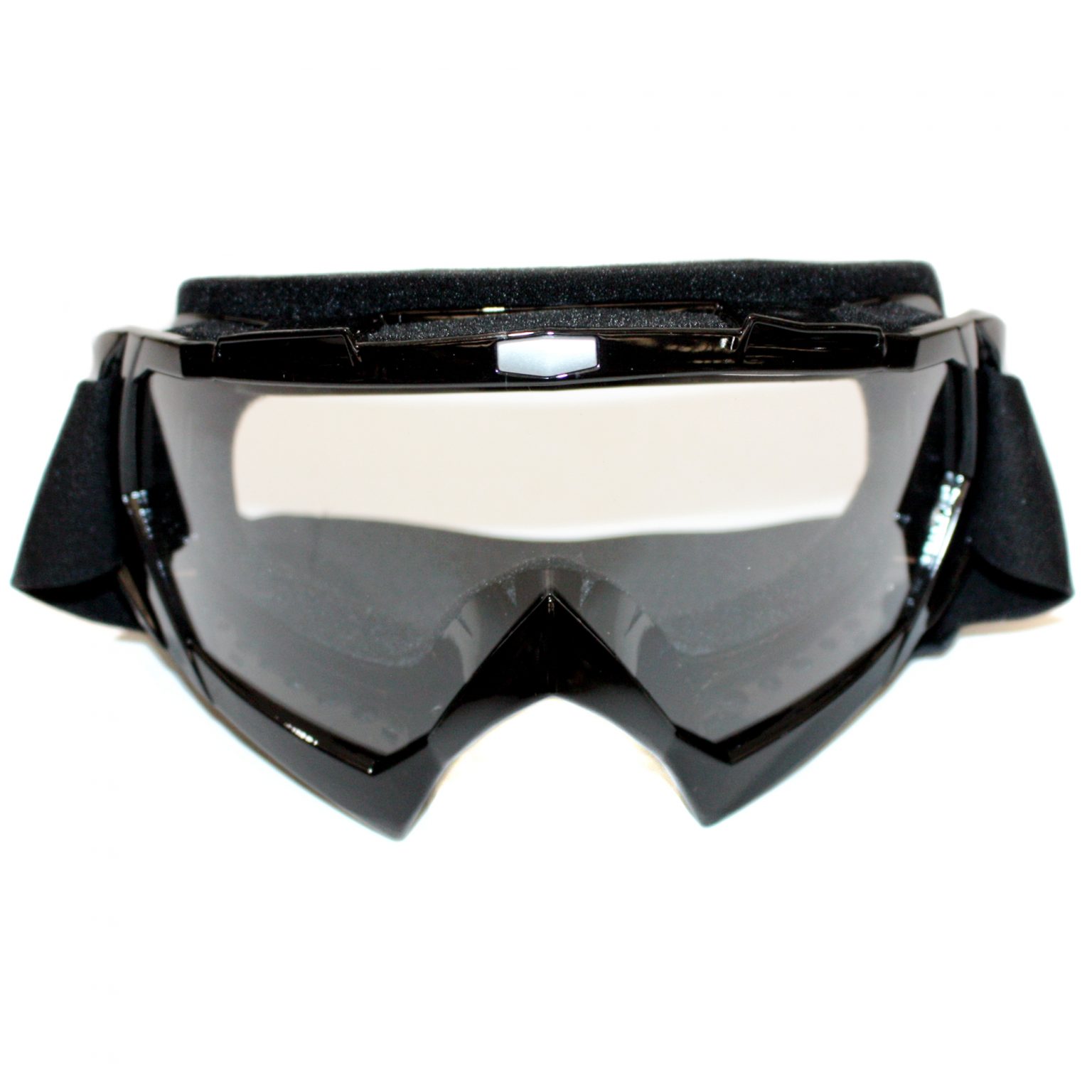 Clear BLACK Motocross Motorbike MX goggles anti-fog UV protection dirt ...
