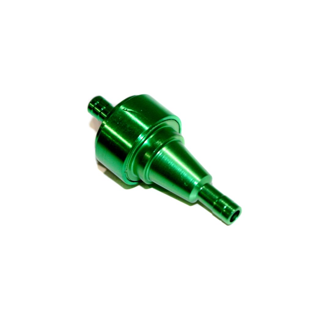 1X 6mm Alloy GREEN Petrol Fuel Filter Cleaner PIT PRO Quad Dirt Bike ...