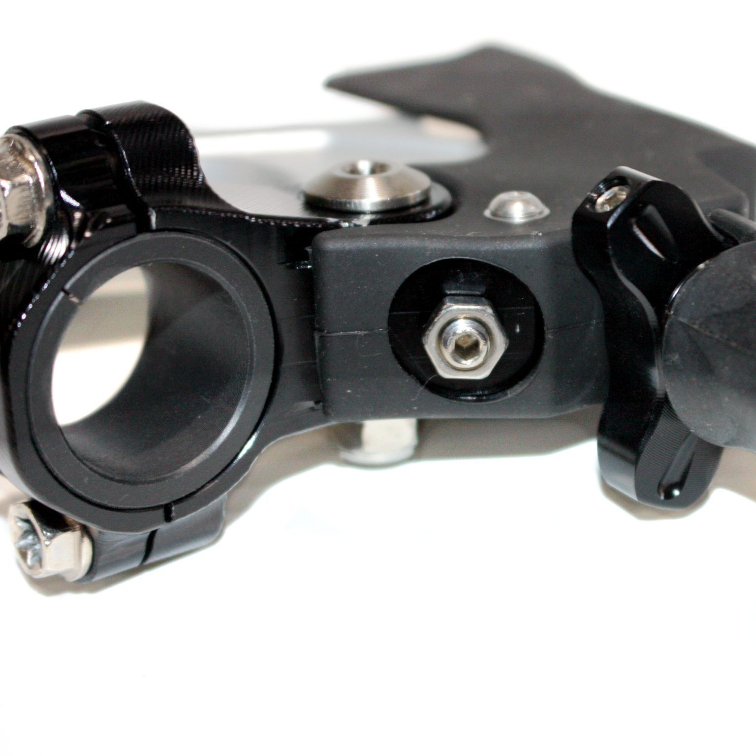 BLACK CNC Fold Unbreakable Clutch Lever Perch Assembly PIT PRO MX Dirt ...