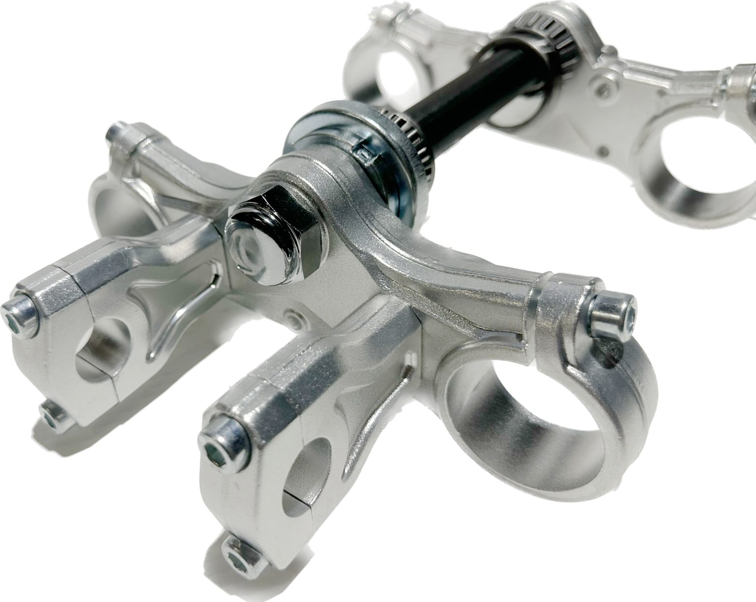 Heavy Duty Fork Triple Tree Clamps Stem Bar Riser 150cc 160cc PIT PRO ...