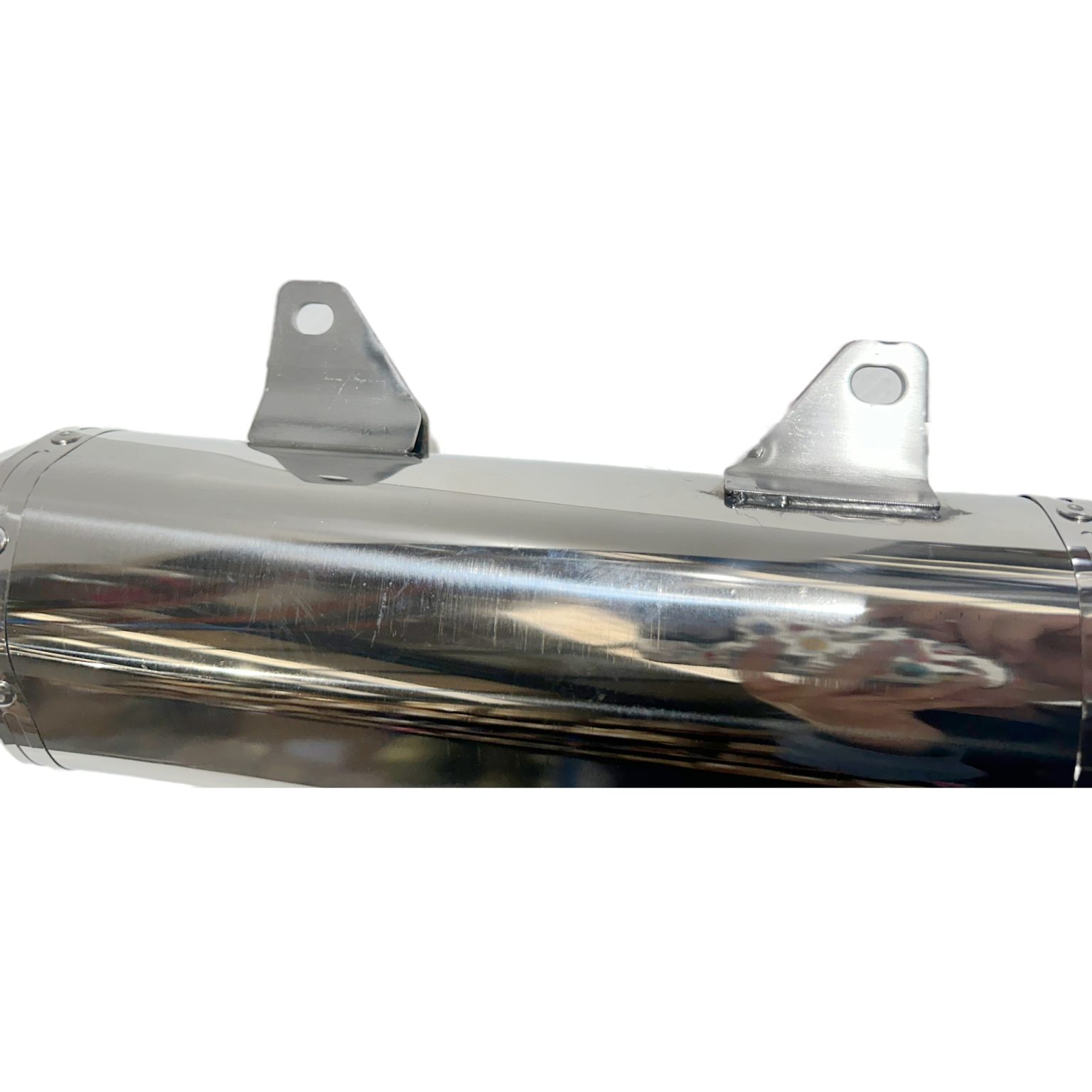 Stainless Steel Exhaust Pipe + Muffler 250cc 300cc PIT Trail Quad Dirt ...
