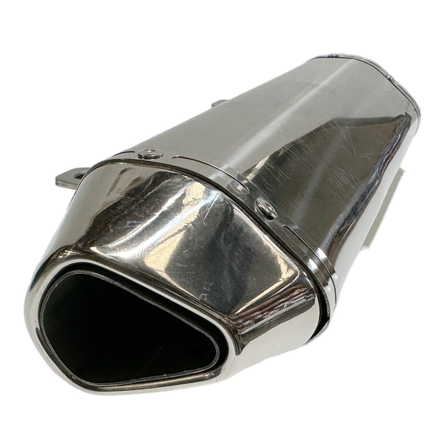Stainless Steel Exhaust Pipe + Muffler 250cc 300cc PIT Trail Quad Dirt ...