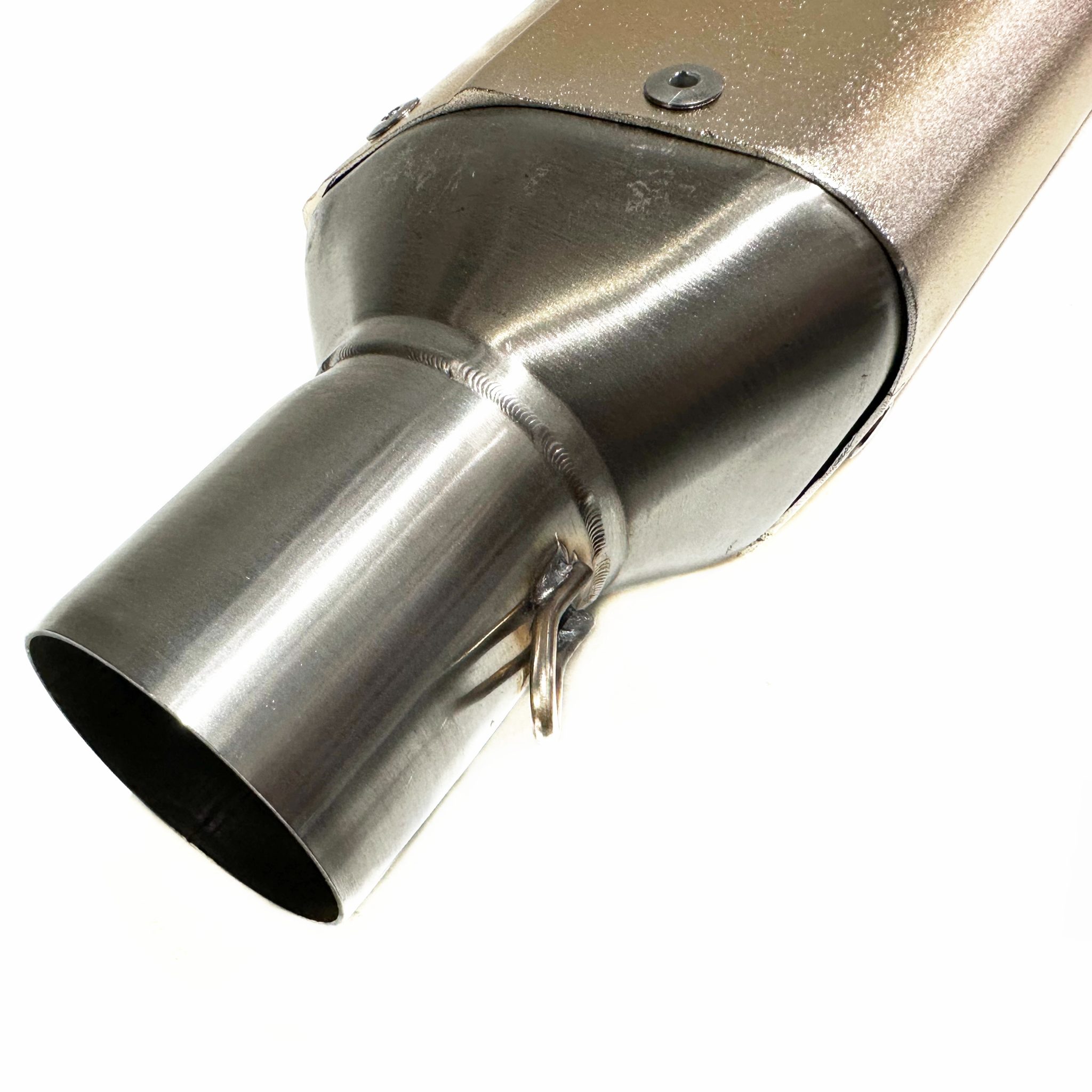 Alloy Gold Exhaust Muffler 200cc 250cc 300cc PIT Trail Dirt MX Bike | Blygo