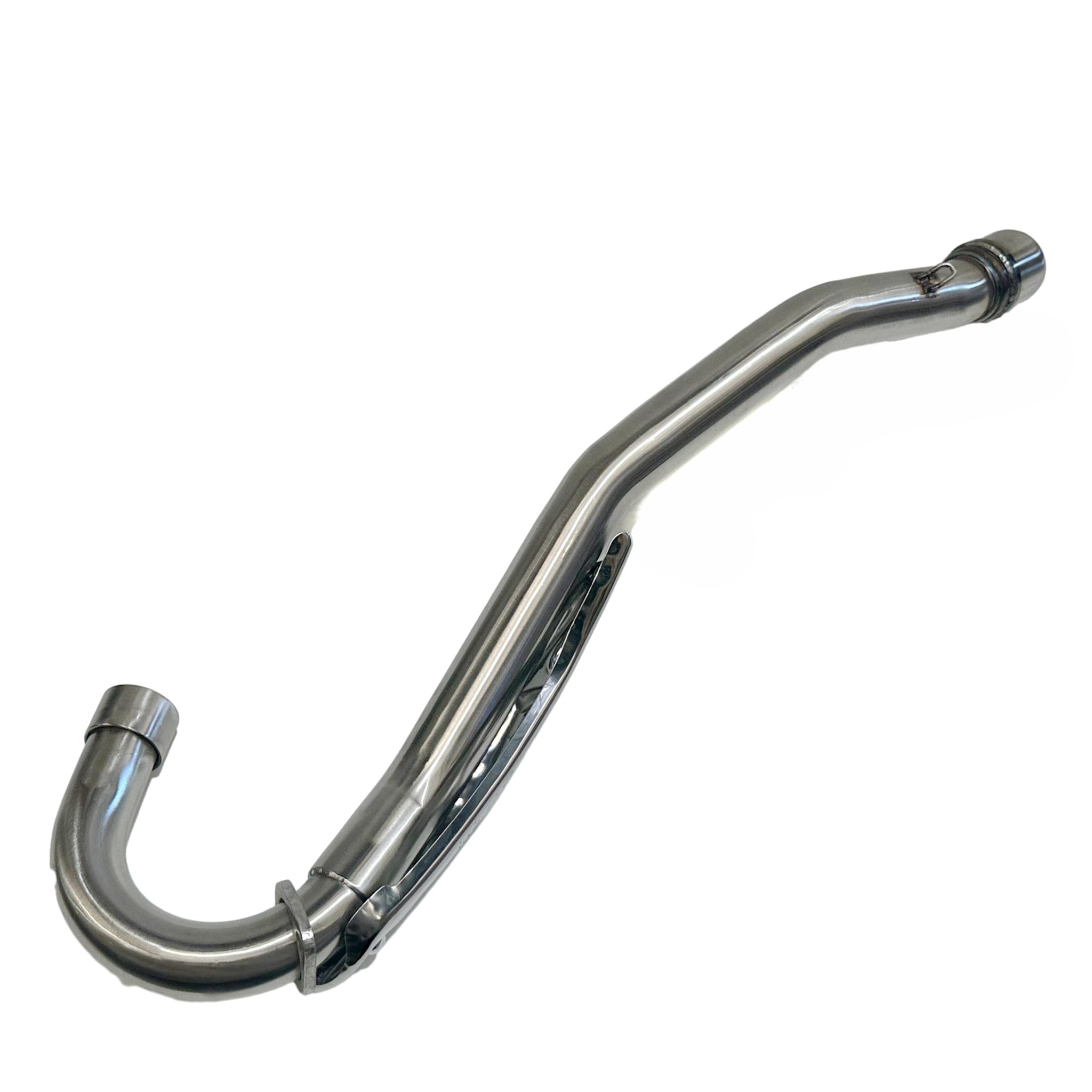 Stainless Steel Exhaust Pipe + Muffler 250cc 300cc PIT Trail Quad Dirt ...