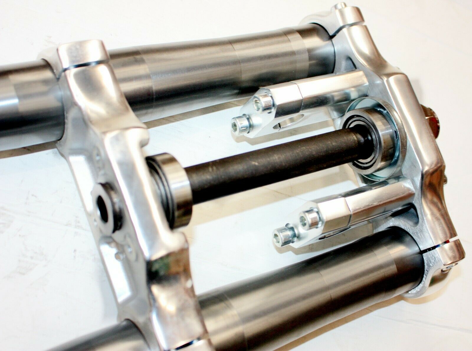 660mm USD Front Fork Triple Tree Clamp Bar Risers 125cc 140cc PIT PRO ...
