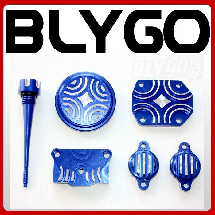 BLUE CNC ENGINE DRESSING DRESS UP KIT 125cc 140cc 150cc PIT PRO Trail ...