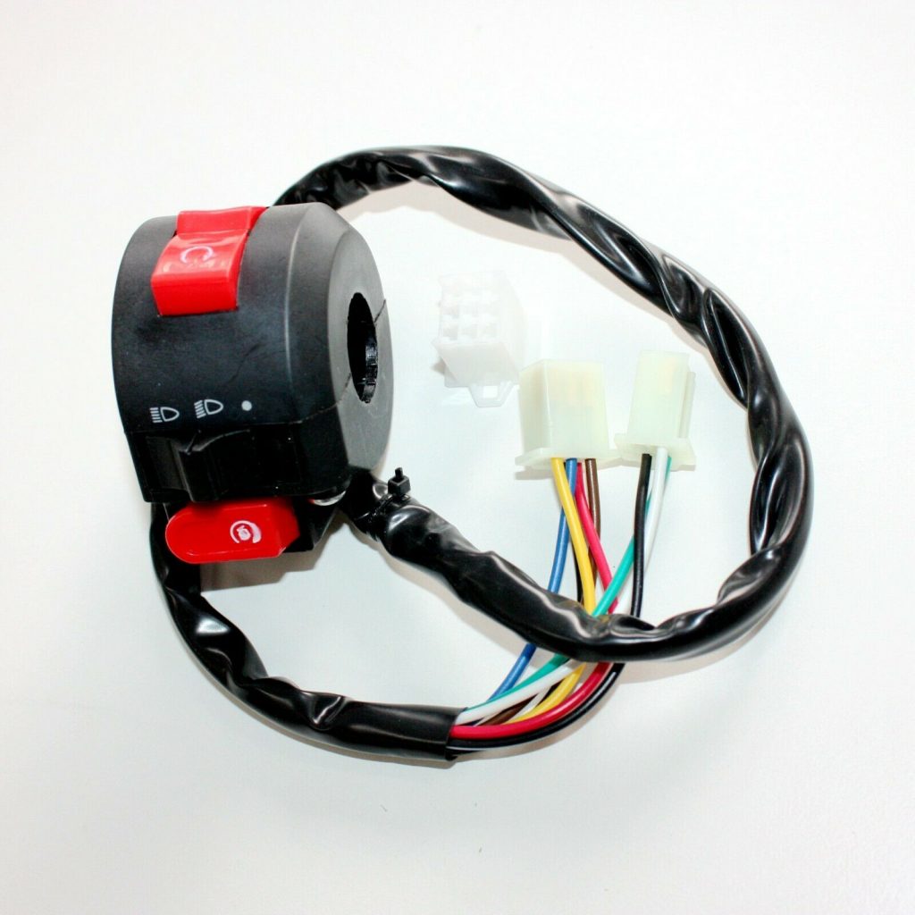 8 Wire Kill Start Light Switch Button Housing 110cc 125cc PIT Quad Dirt ...