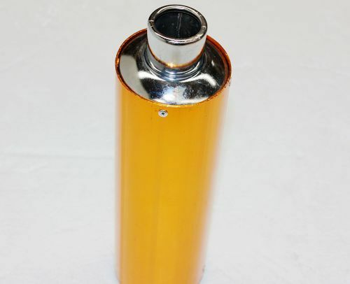 Exhaust Pipe+ GOLD Alloy Muffler 150cc 200cc 250cc Quad Dirt Bike ATV ...