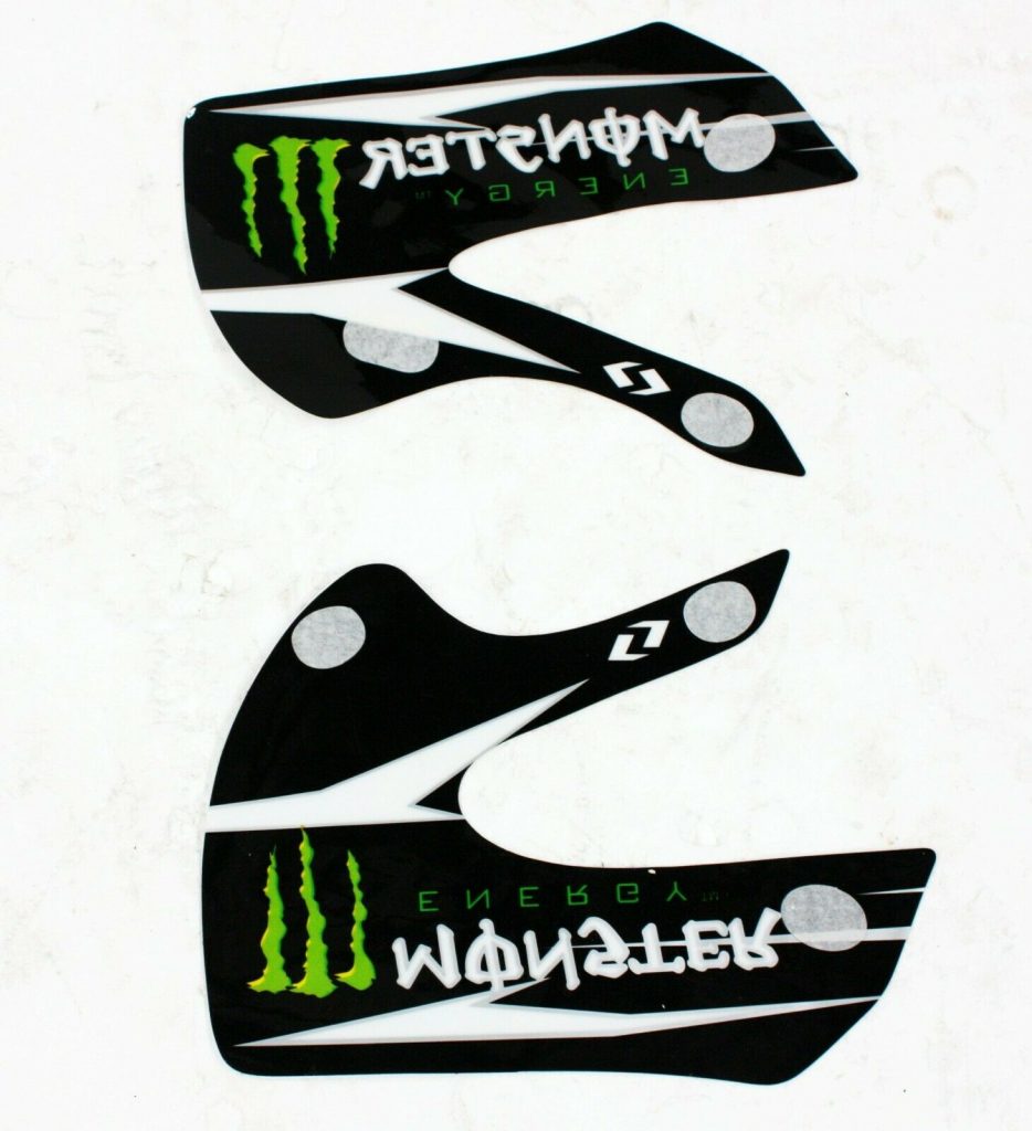 MONSTER Decals Graphic Stickers Kit KLX110 STYLE Fairing PIT PRO Dirt ...