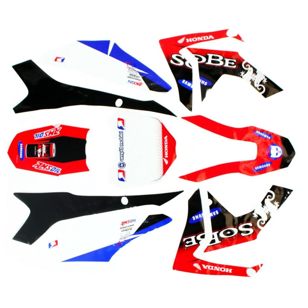 3M SOBE Decal Graphics Sticker Kit CRF110 CRF 110 Fairing PIT PRO Dirt ...
