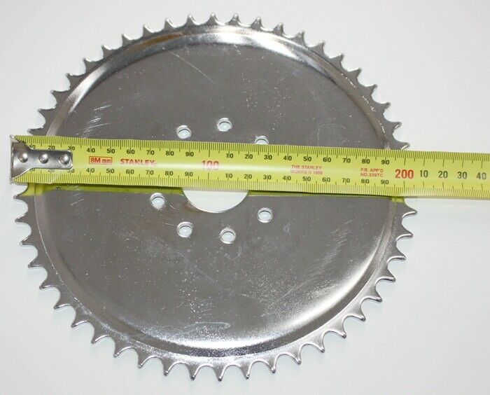 Rear 415 Chain Sprocket Cog 50 Teeth 50cc 80cc Motorised Motorized Push ...