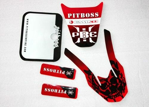 3M PITBOSS Decal Graphics Sticker Kit CRF50 Fairing Plastic PIT PRO ...