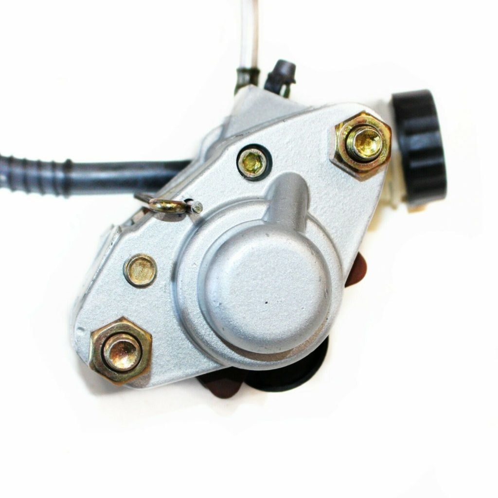 Hydraulic Rear Disc Brake Caliper System Pads 200 250cc 300cc Quad Dirt ...