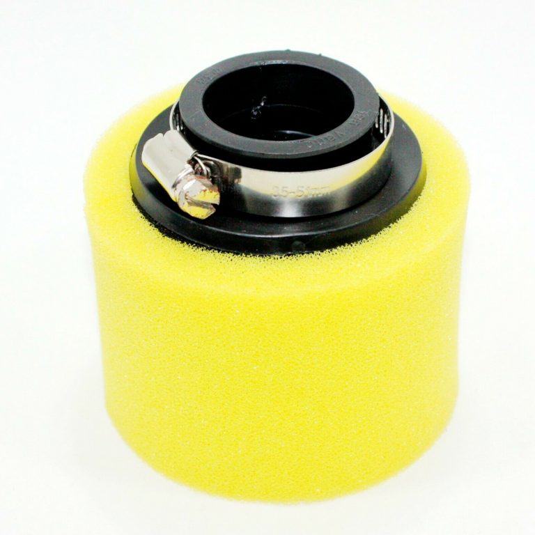 YELLOW 41mm 42mm Foam Air Filter Pod Cleaner 160cc PIT Quad Dirt Bike ...
